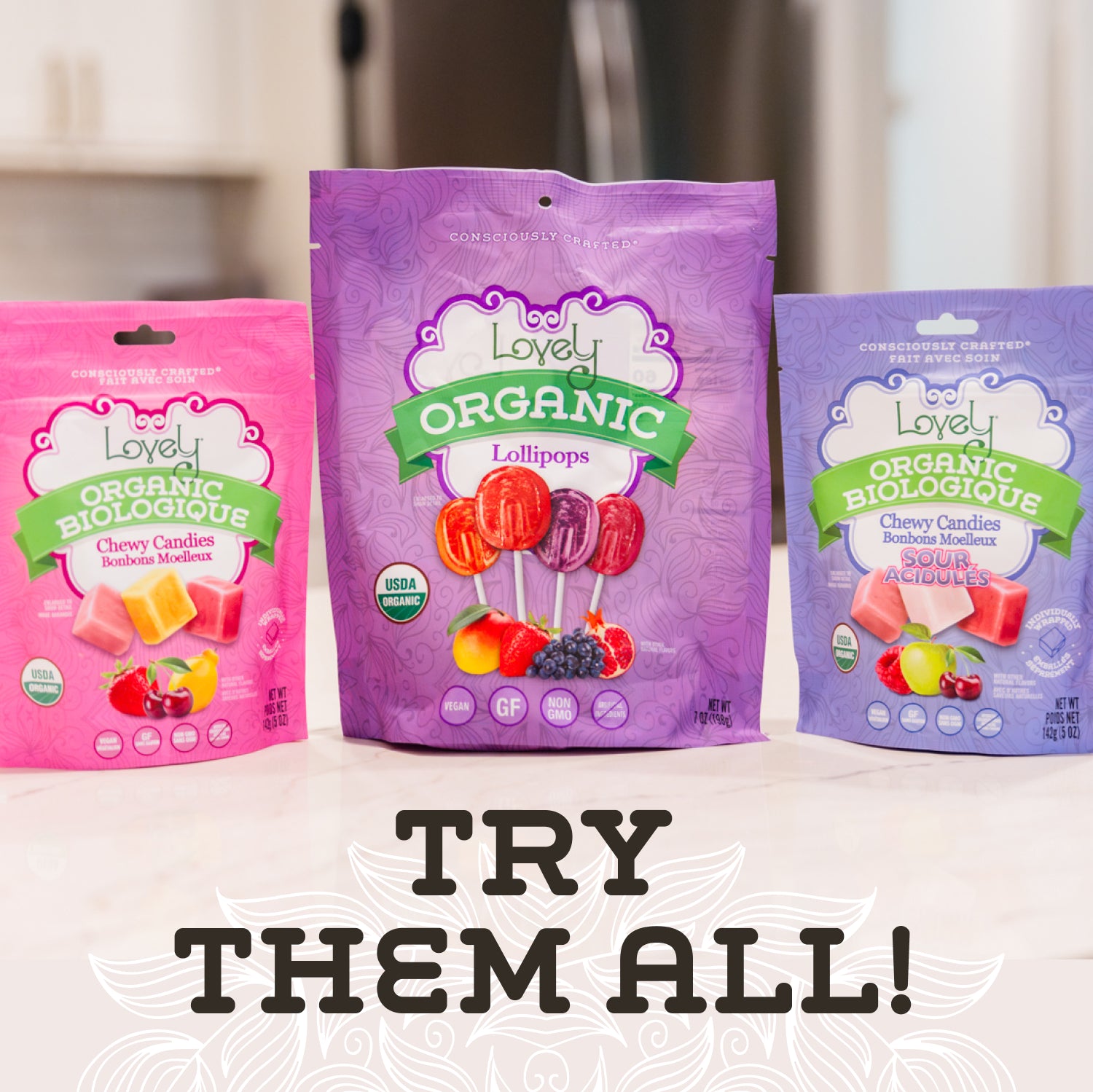 Organic Lollipops For Kids | Gluten Free Candy – Lovely Candy Company
