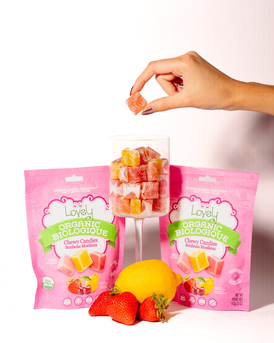Organic Fruit Chews 5 oz | Gluten Free Candy | Lovely Candy Company